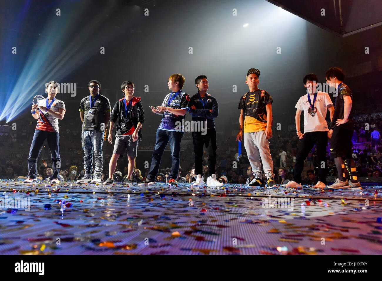 Las Vegas, Nevada, USA. 16th July, 2017. Tokido, “Punk” and the other ...