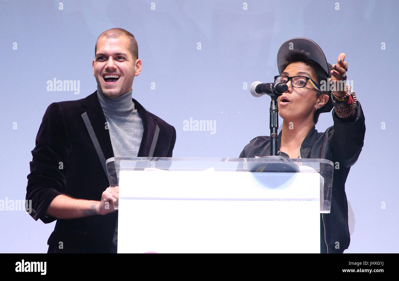 Los Angeles, California, USA. 16th July, 2017. Assaad Yacoub, Fawzia ...