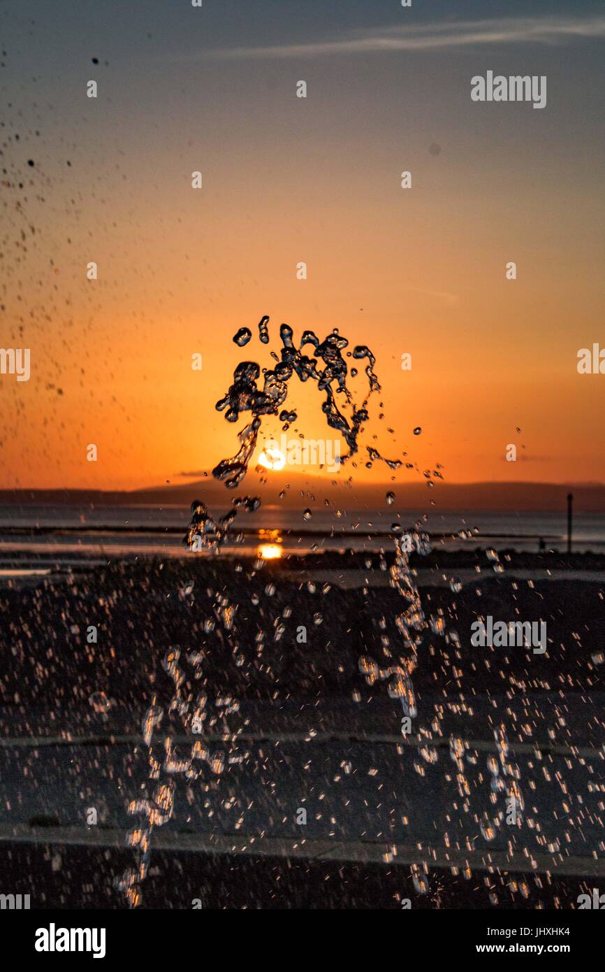 Battery Splash Park, Morecambe, Lancashire, United Kingdom. 16th July ...