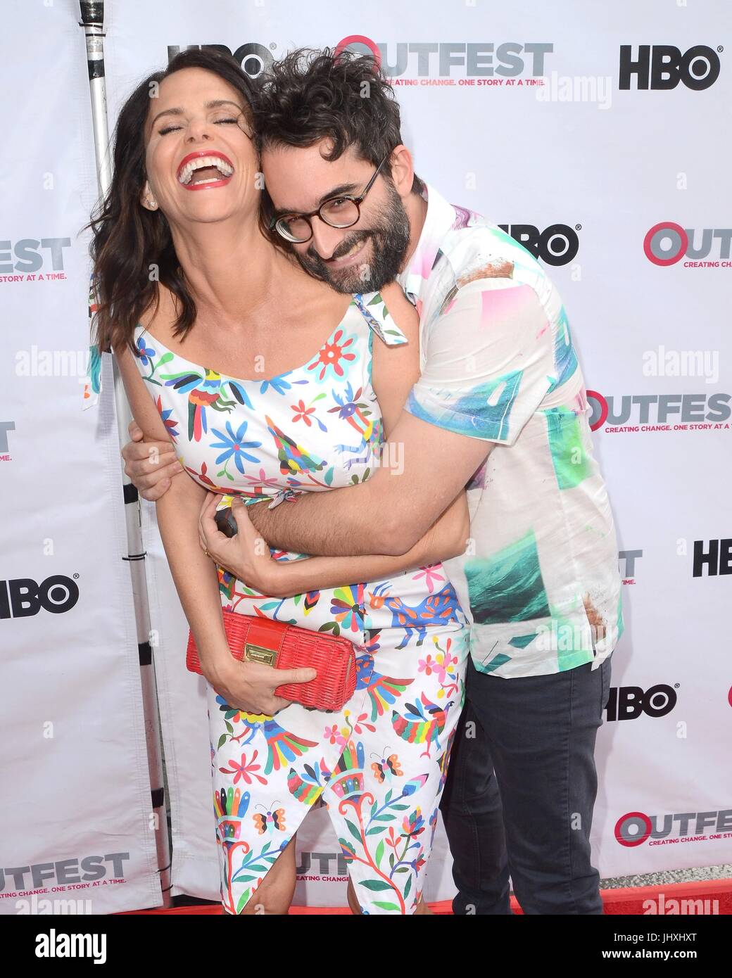 West Hollywood, CA. 15th July, 2017. Amy Landecker, Jay Duplass at ...