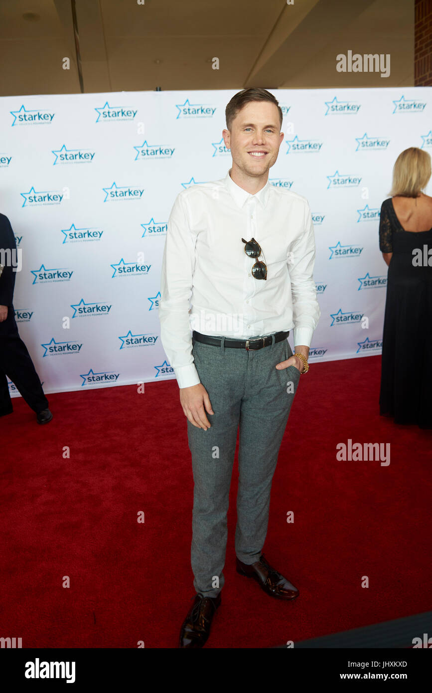 ST. PAUL, MN JULY 16: 2016 American Idol winner Trent Harmon poses on ...