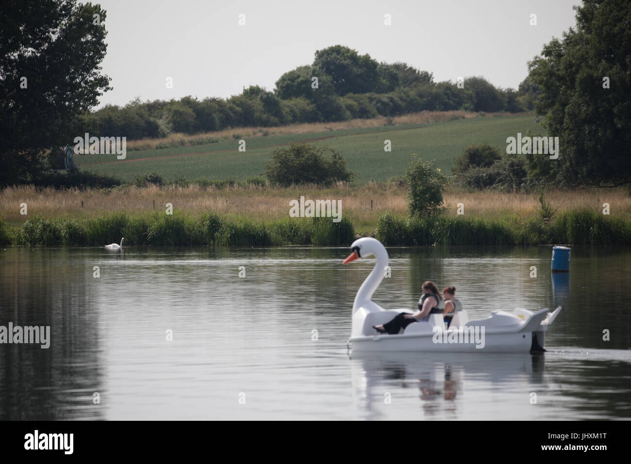 Ferry Meadows country park, Peterborough, UK. 17th July 2017. UK ...