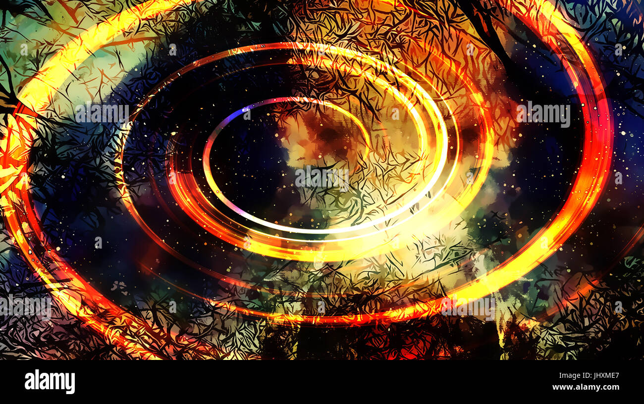 Cosmic space and stars, color cosmic abstract background and Black ...