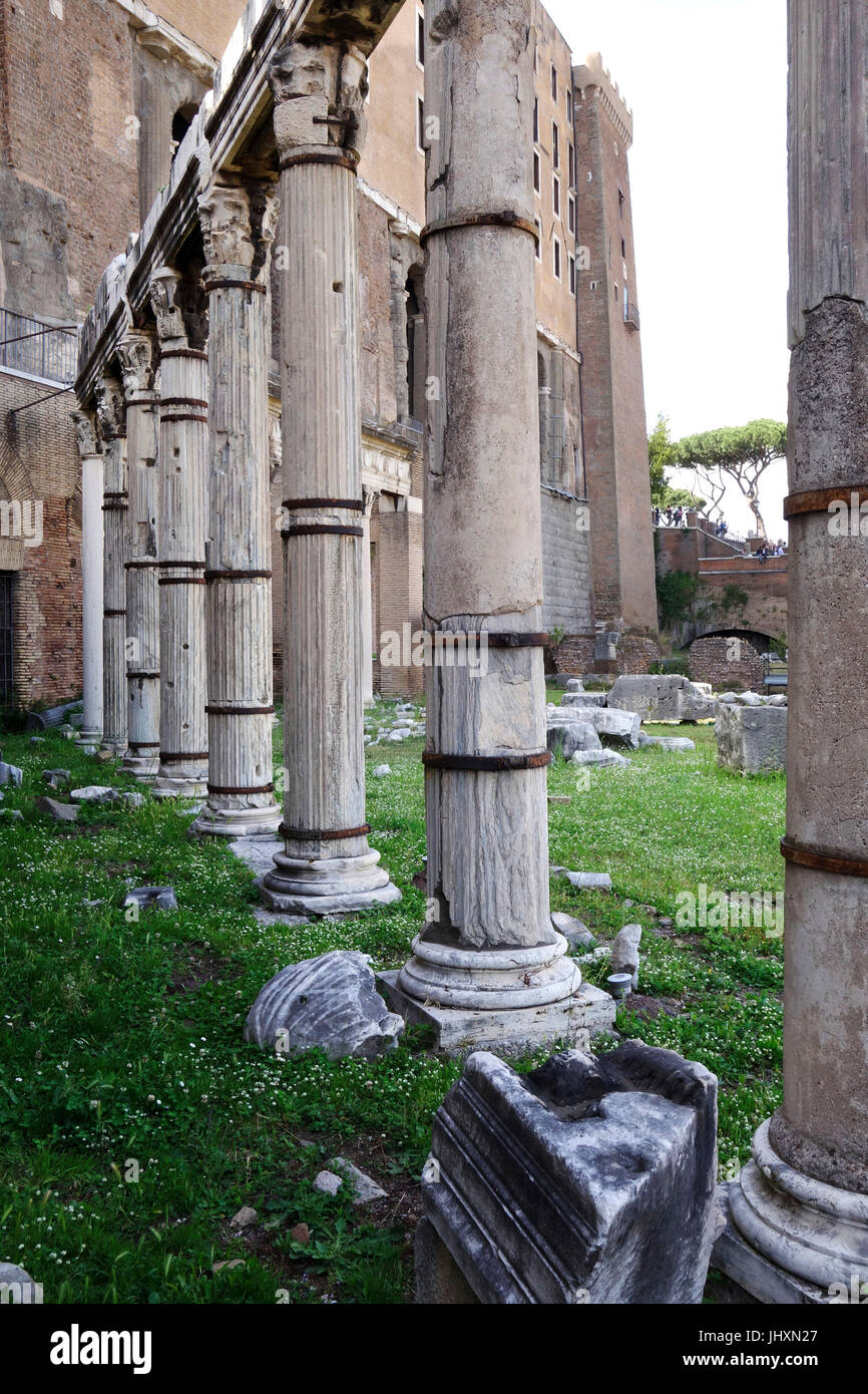 Forum rome excavation hi-res stock photography and images - Alamy