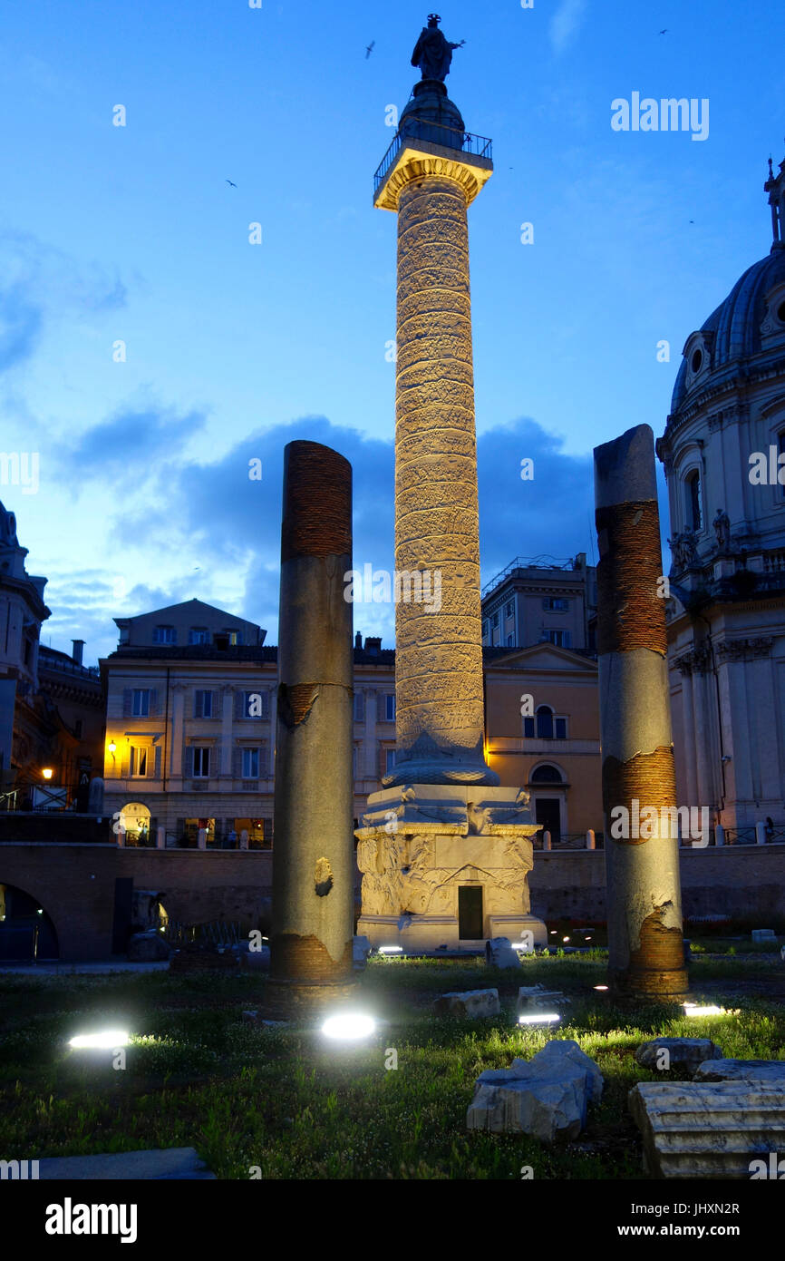 Trajan's Forum, Imperial Forum of Caesar and Agustus, Trajan's Column ...