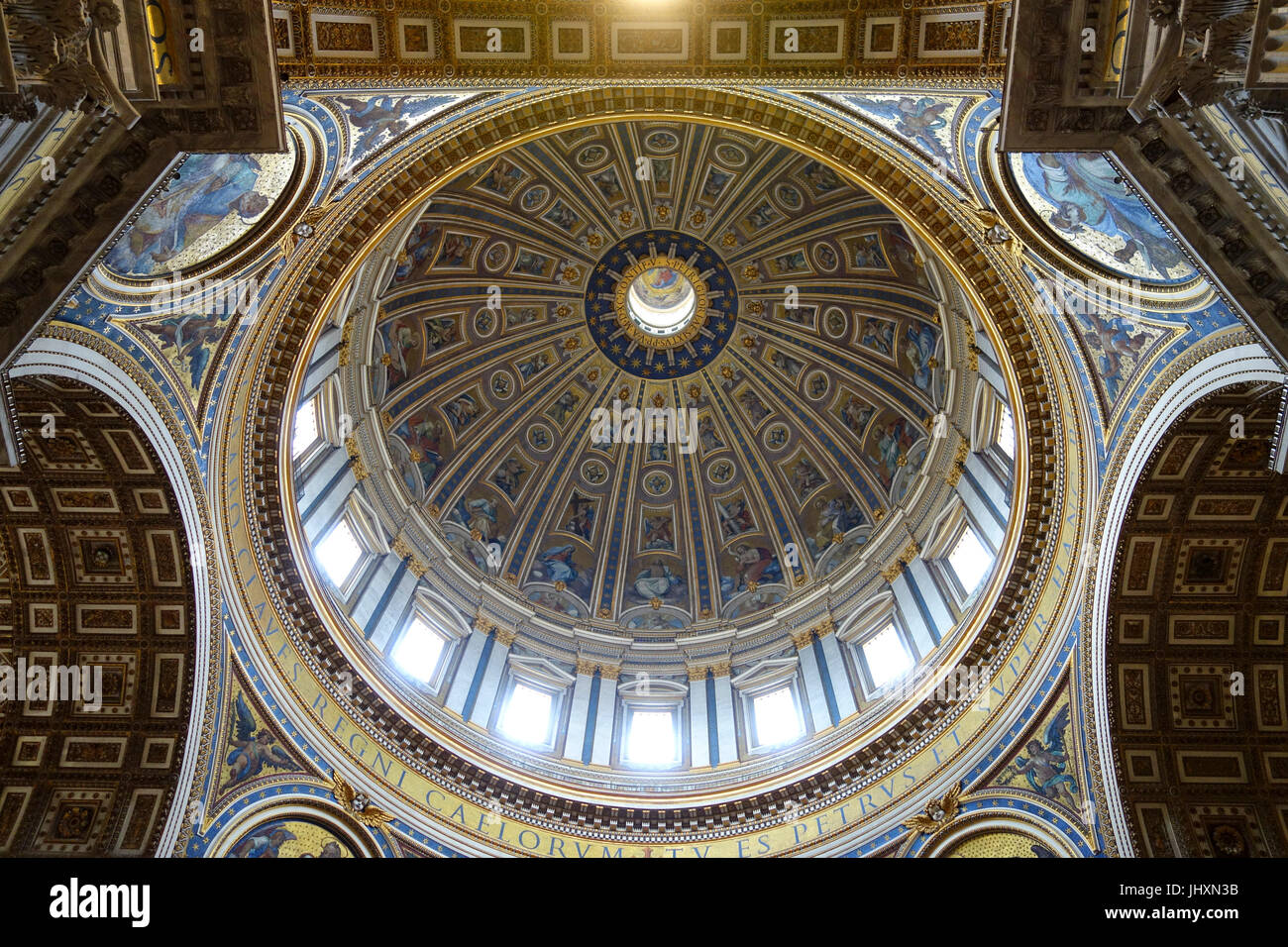 Dome Interior, St Peter's Basilica, Rome, Italy Stock Photo - Alamy