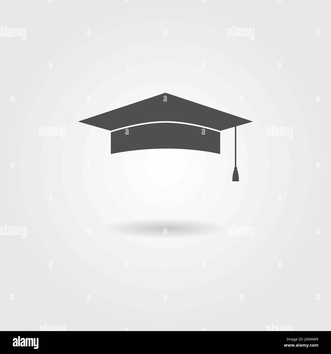 graduation cap with shadow Stock Vector Image & Art - Alamy
