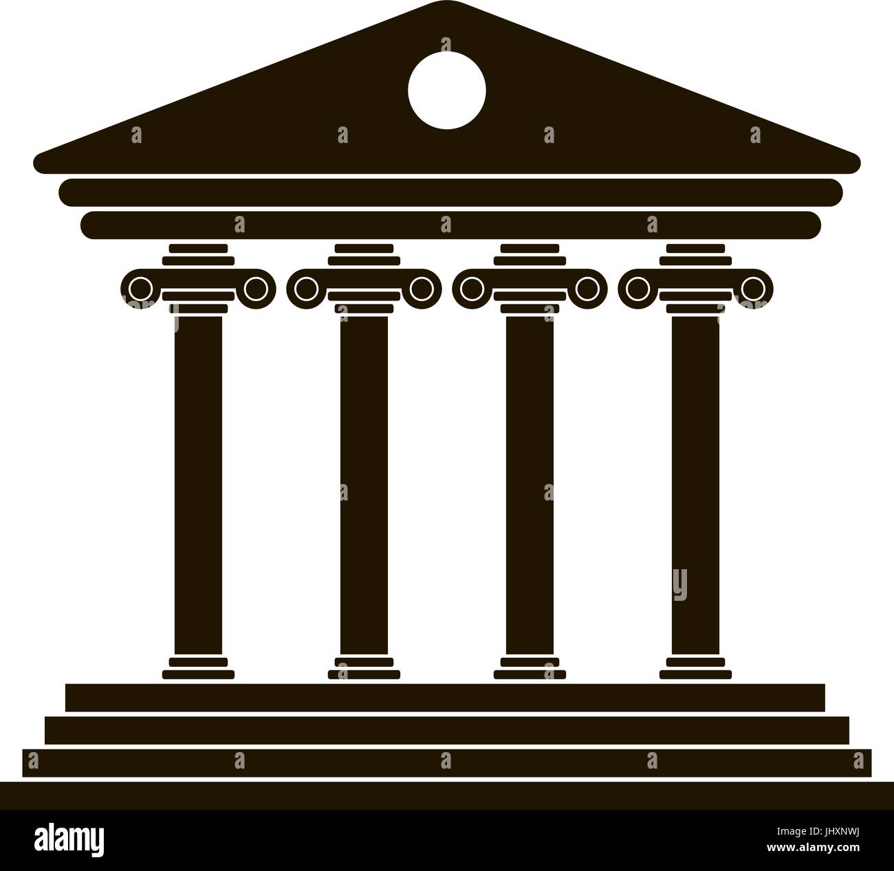 White colonnade Stock Vector Images - Alamy