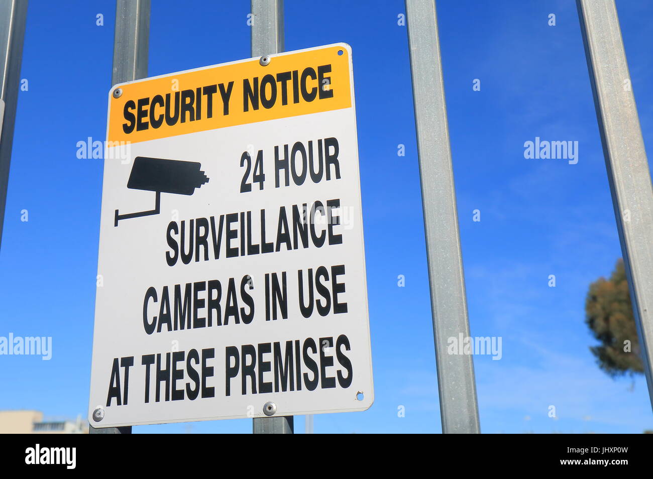 Surveillance camera sign Stock Photo - Alamy