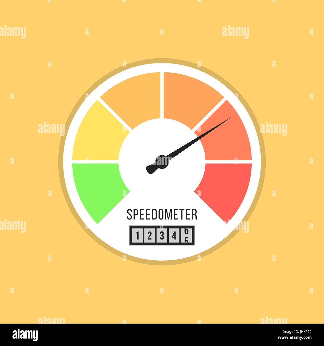 Tachometer needle Stock Vector Images - Alamy