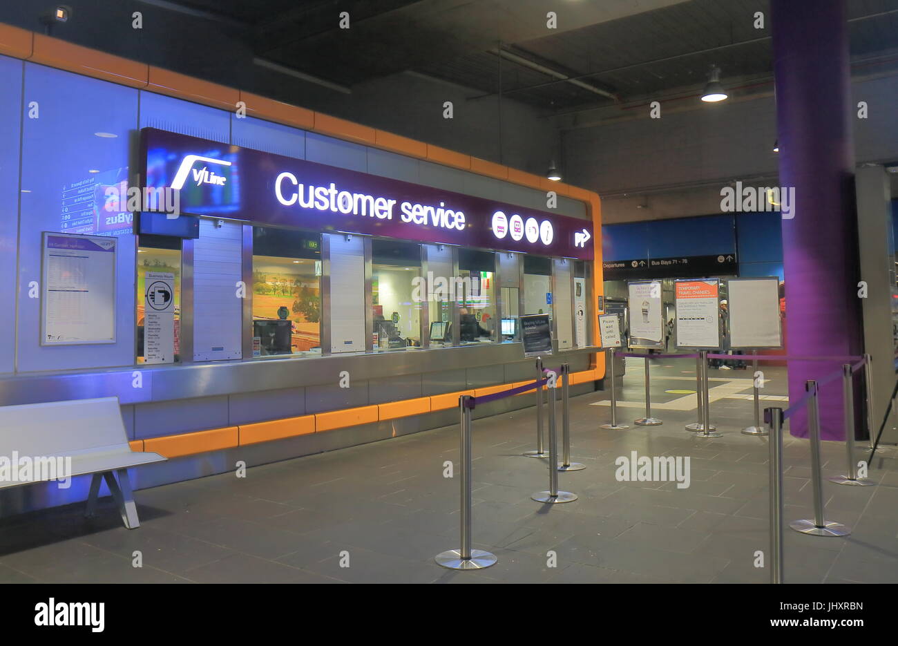 Vline customer service office at Southern Cross train station Melbourne ...