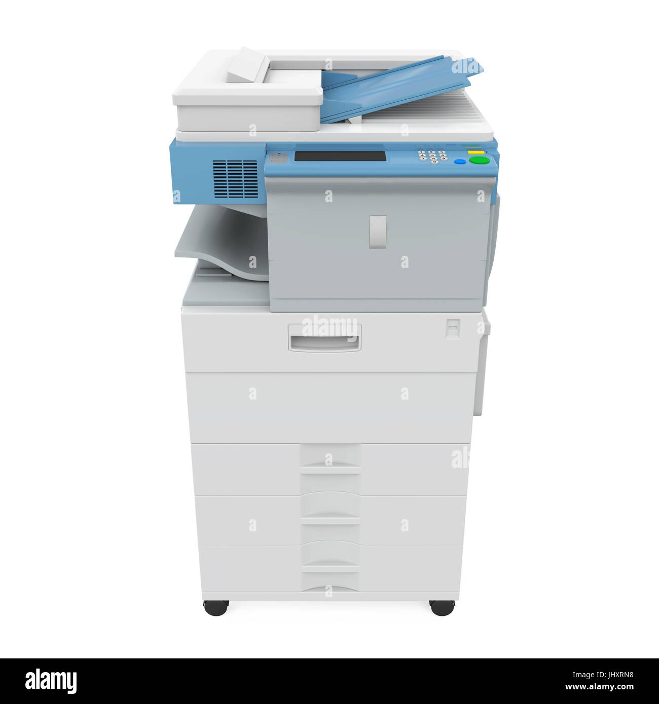 Office Multifunction Printer Isolated Stock Photo - Alamy