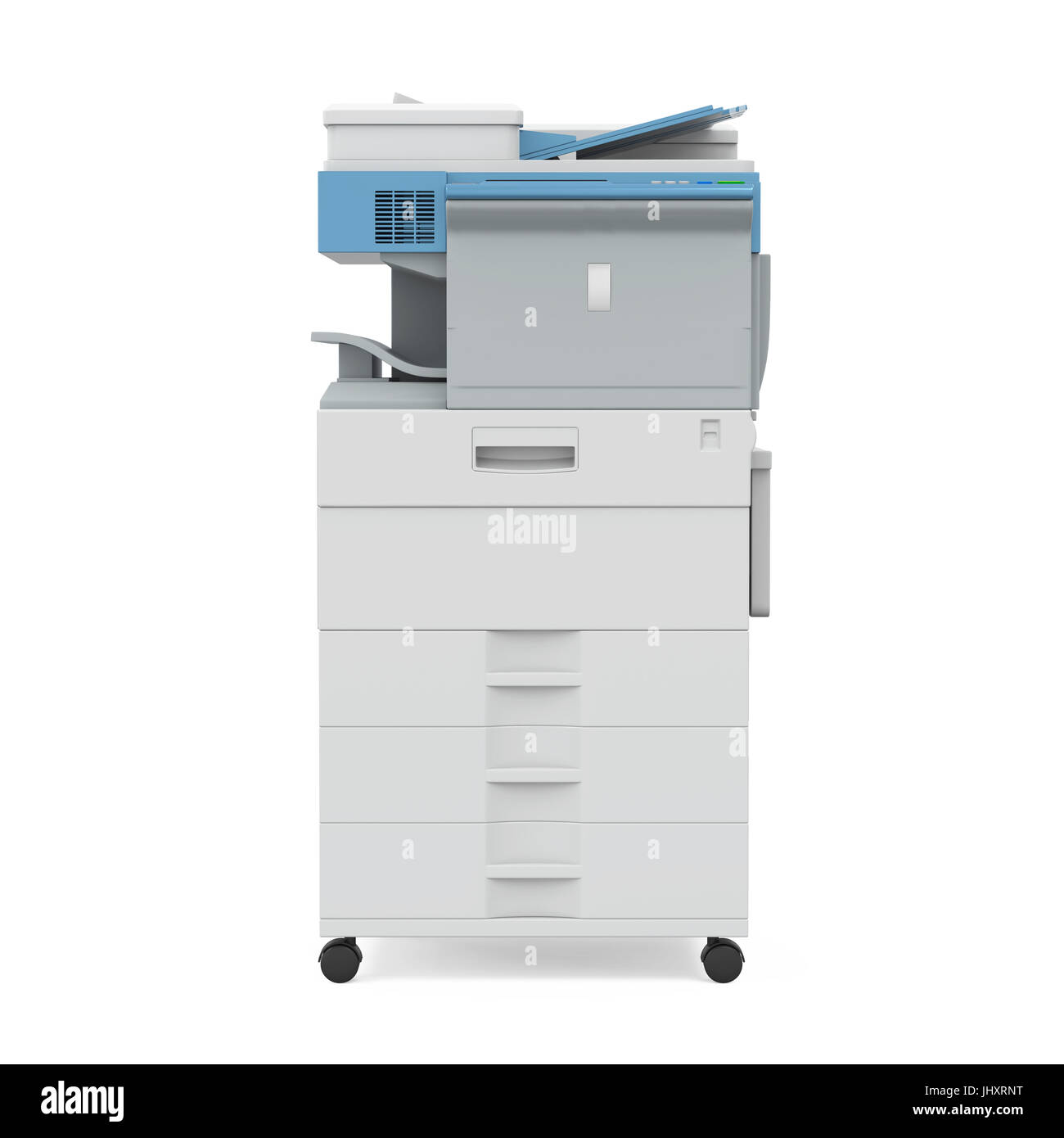 Office Multifunction Printer Isolated Stock Photo - Alamy