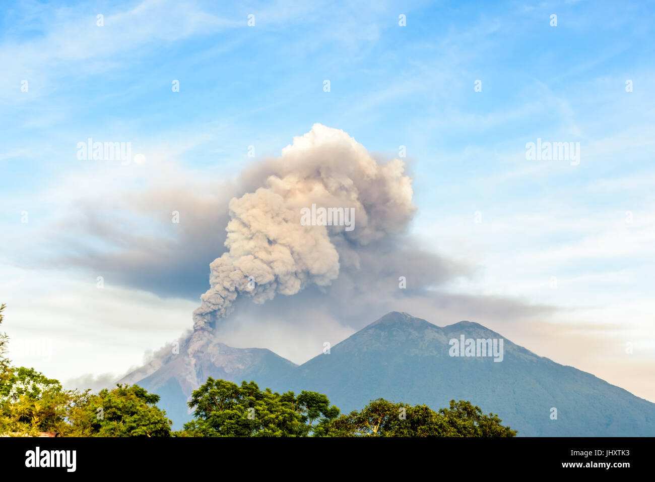 Fuego volcano smoke hi-res stock photography and images - Alamy