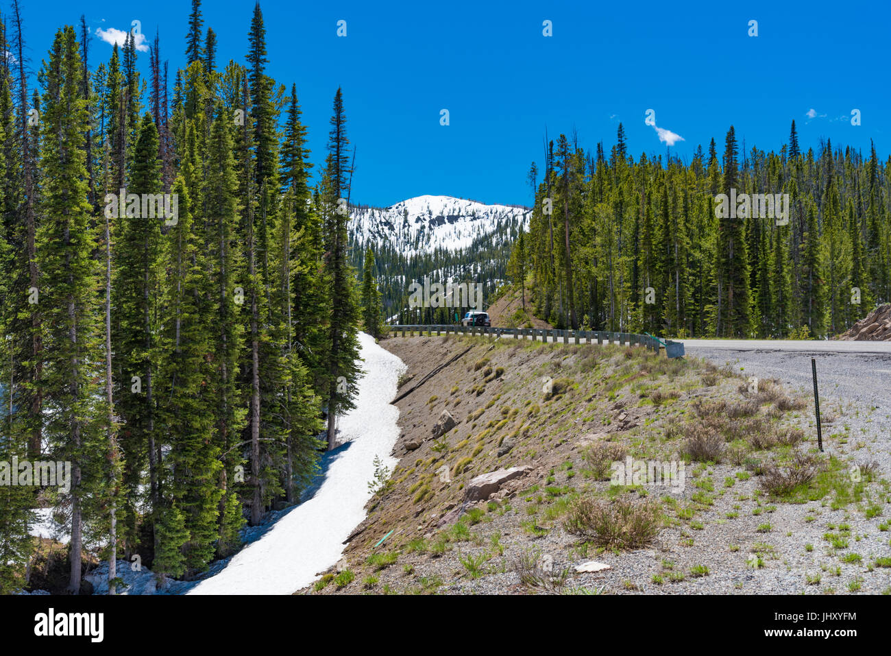 Overlook on the Sawtooth Scenic Byway, Idaho Stock Photo - Alamy
