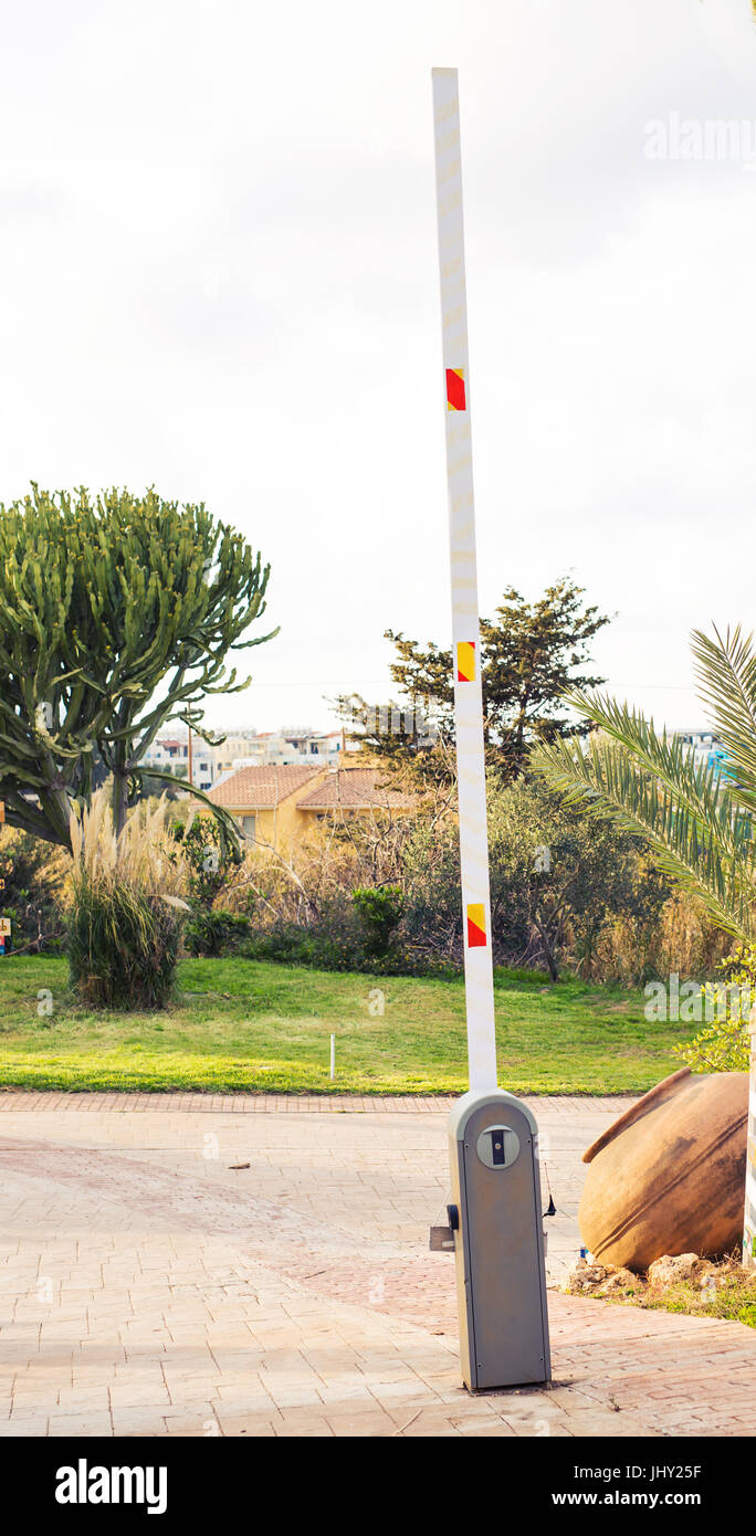 Automatic Gate Barrier Parking sign Building Entrance access security ...