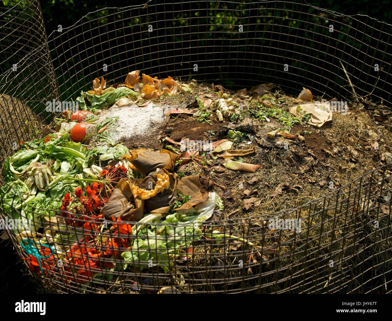 Compost heaps, dunghills - Compost heap, Komposthaufen, Misthaufen ...