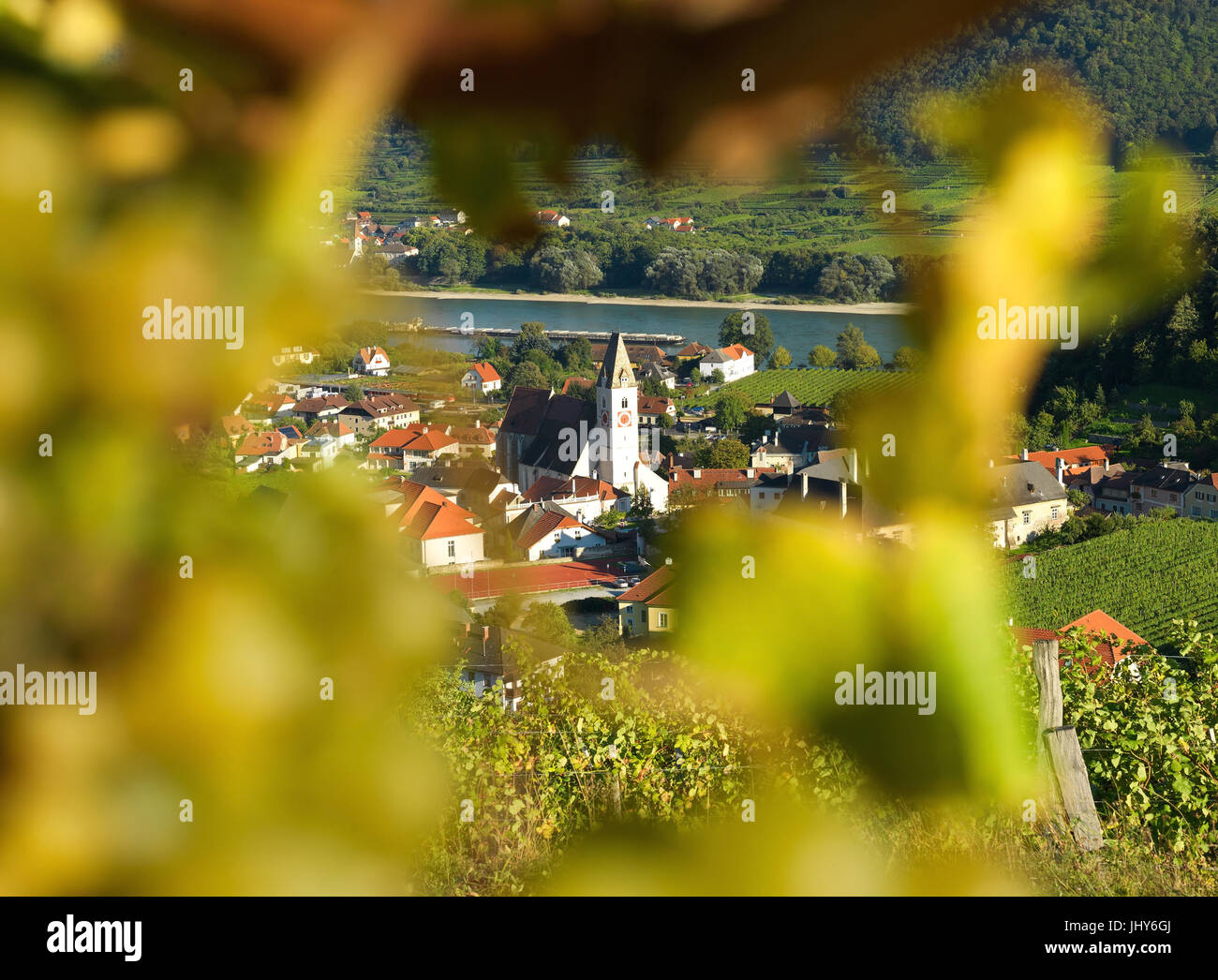 Spitz / the Danube, Austria, Lower Austria, Wachau - Village of spitz ...