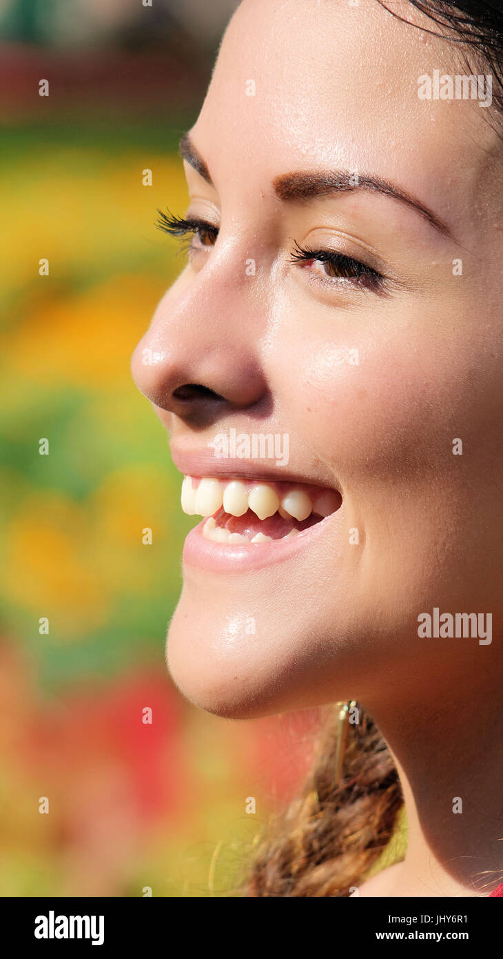 Face Of Girl Stock Photo - Alamy