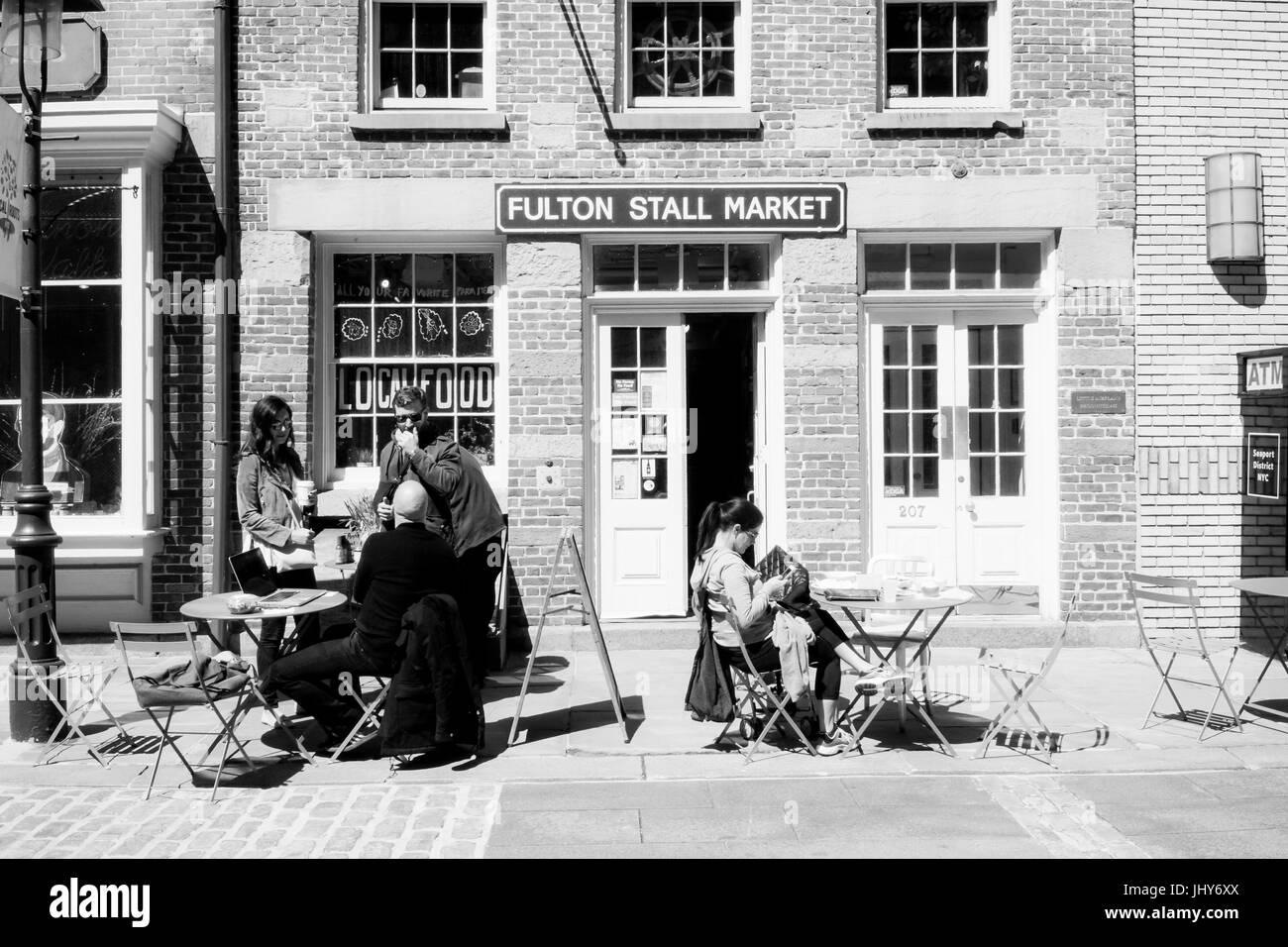 Beautiful Fulton Stall Market in Manhattan downtown - MANHATTAN / NEW ...