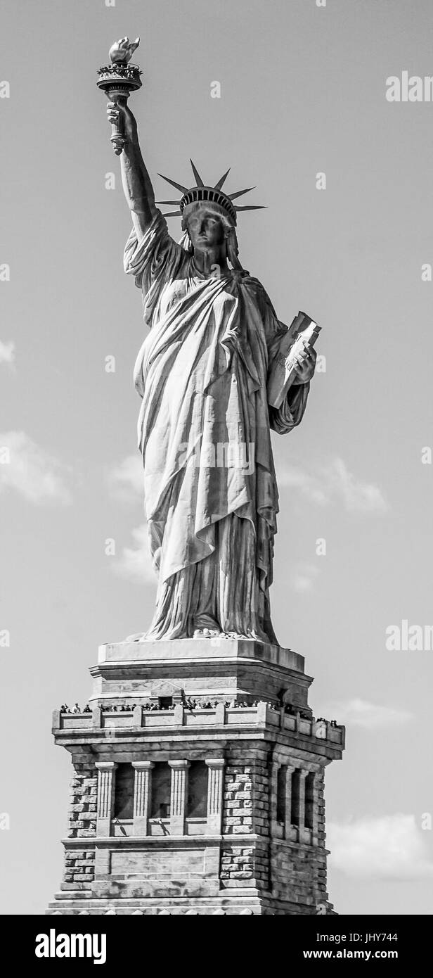 Famous iconic landmark - The Statue of Liberty in New York Stock Photo ...