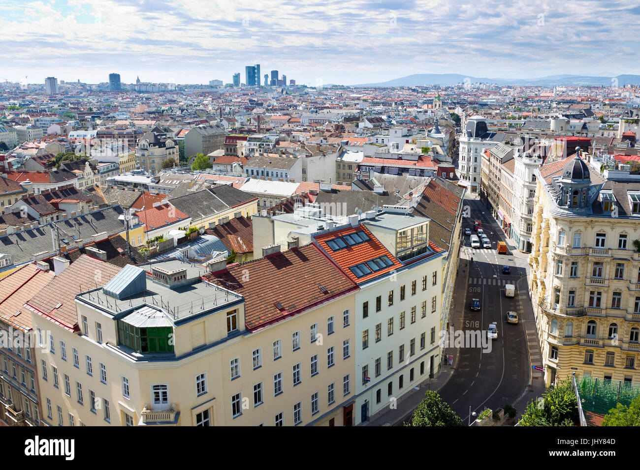 Roofscape, Vienna, Austria - Roof of top, Vienna, Austria ...