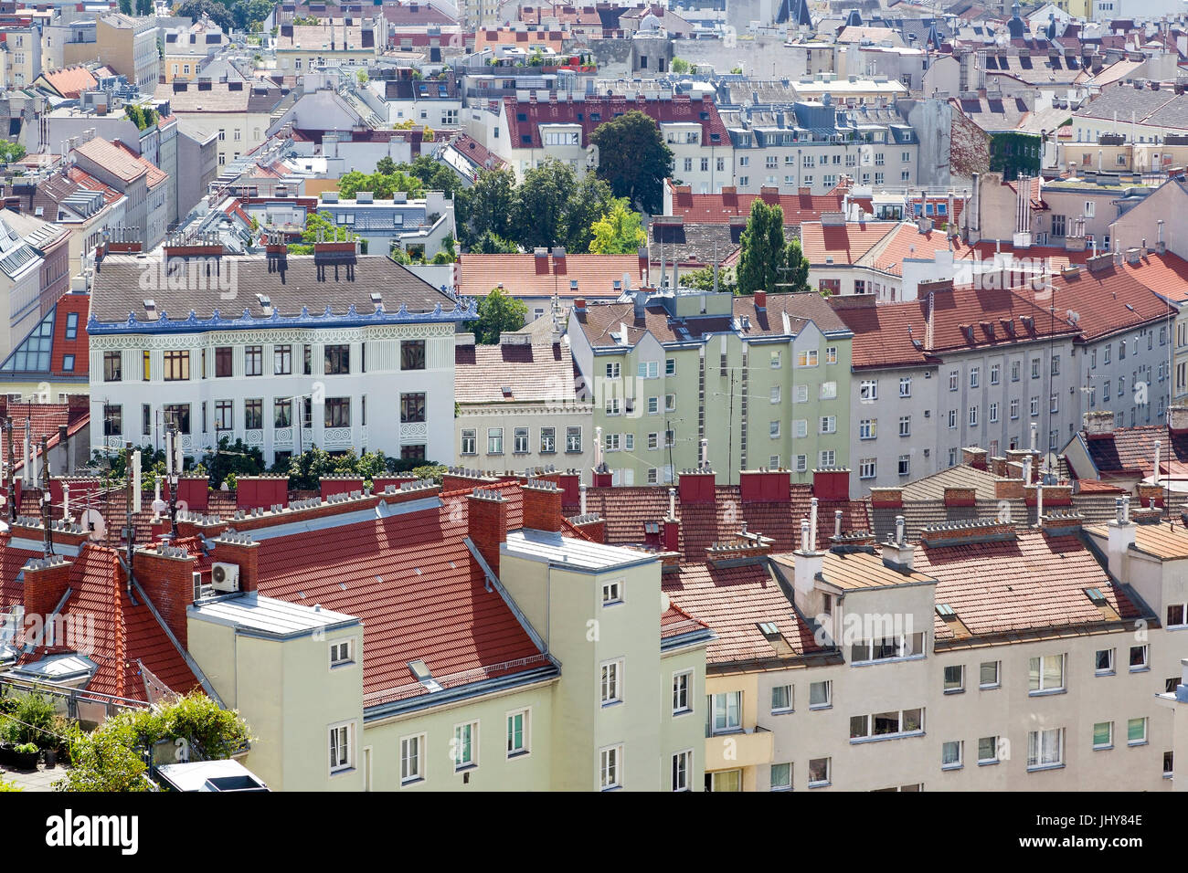Roofscape, Vienna, Austria - Roof of top, Vienna, Austria ...