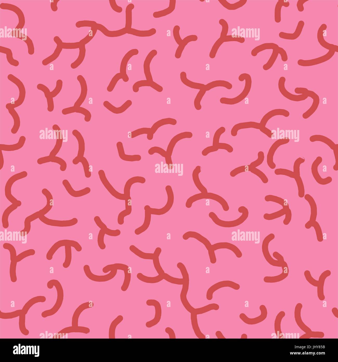 Brain Texture Brains Bends Background Brains Pink Seamless Ornament Stock Vector Image And Art