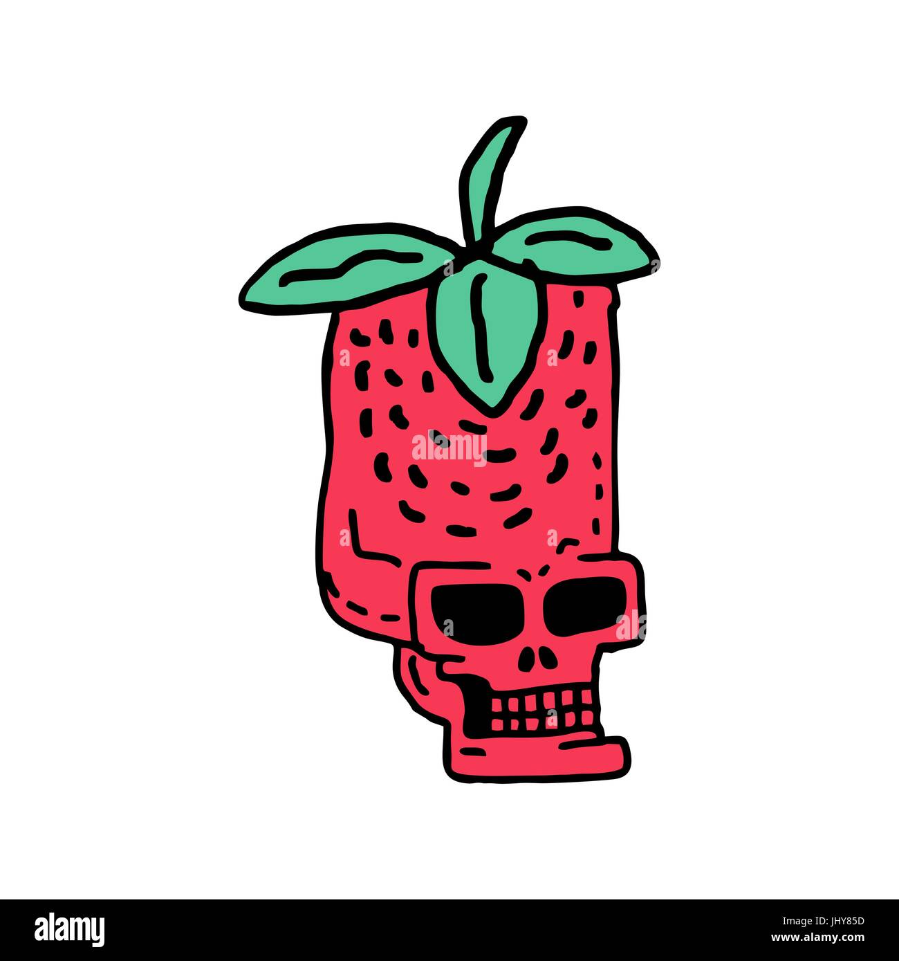 Skeleton fruit Stock Vector Images - Alamy