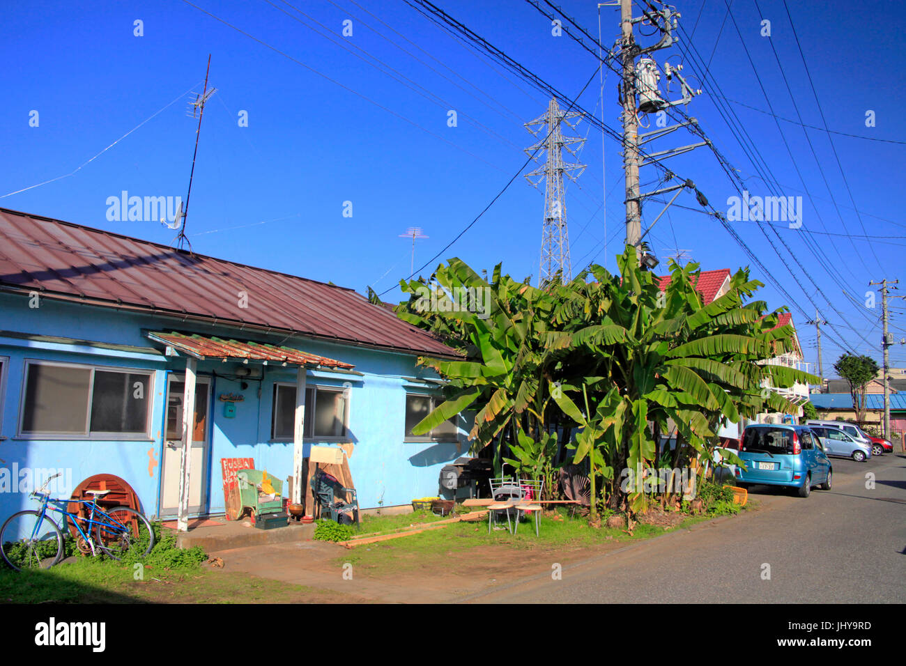 Old US Military House in Fussa city Tokyo Japan Stock Photo - Alamy