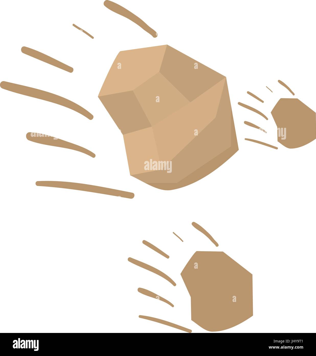 Throwing stones icon, cartoon style Stock Vector Image & Art - Alamy