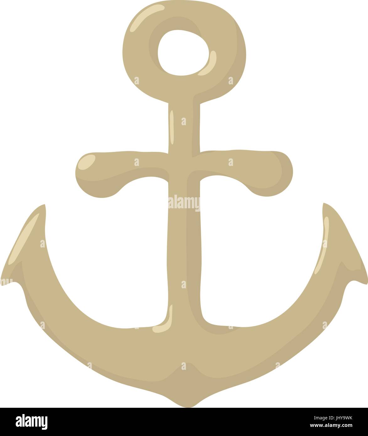 Anchor icon, cartoon style Stock Vector Image & Art - Alamy