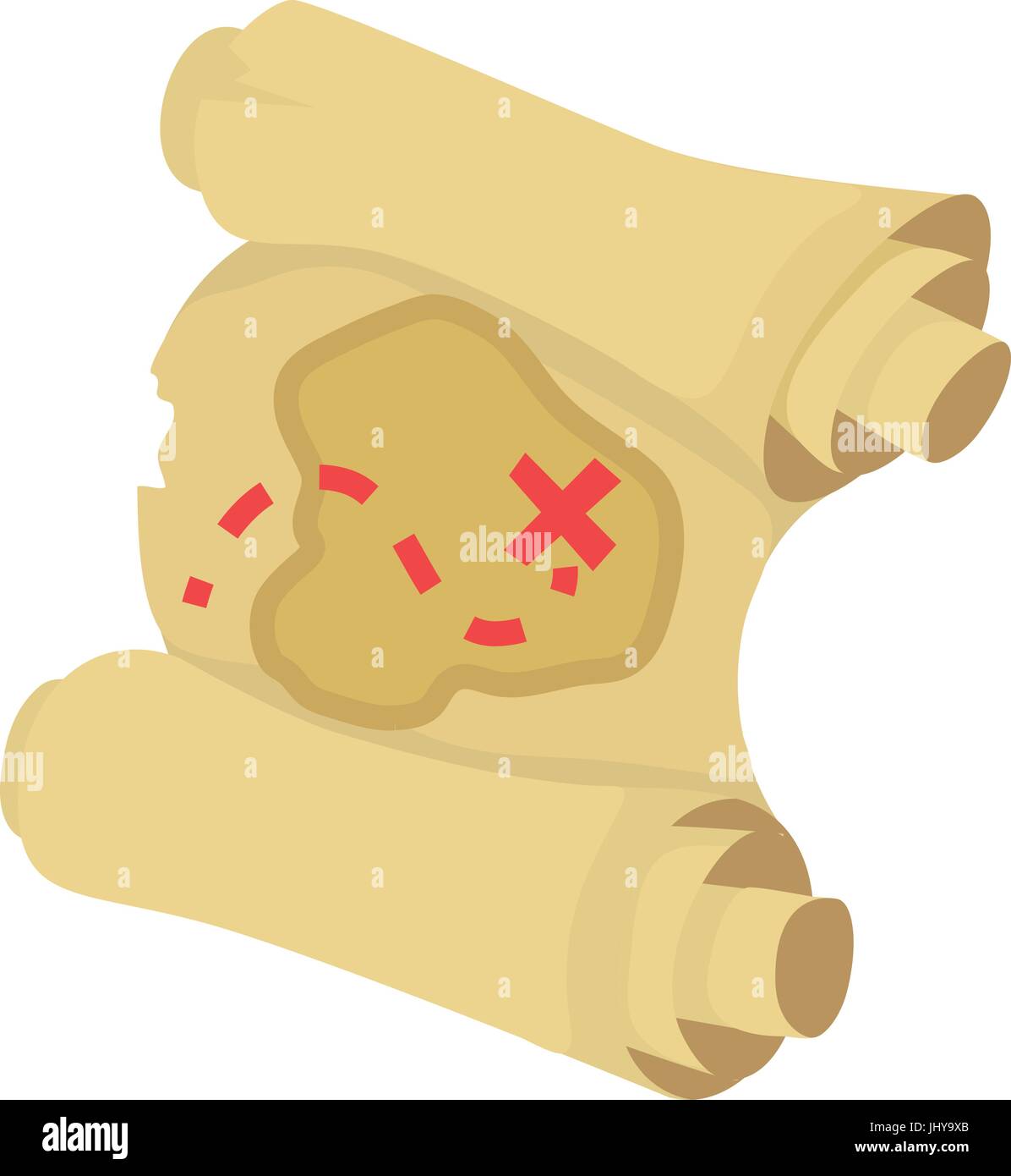 Map icon, cartoon style Stock Vector Image & Art - Alamy