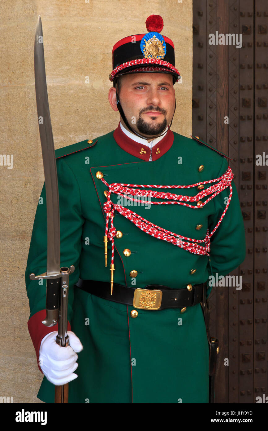The Guard of the Rock (Fortress Guard Corps) at the entrance to the ...