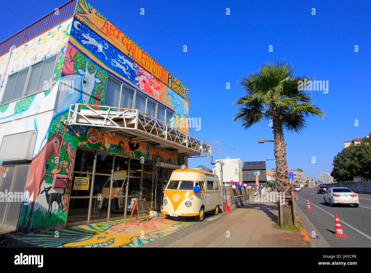Fussa Base Side Street on Route 16 Alongside Yokota Air Base in Fussa ...