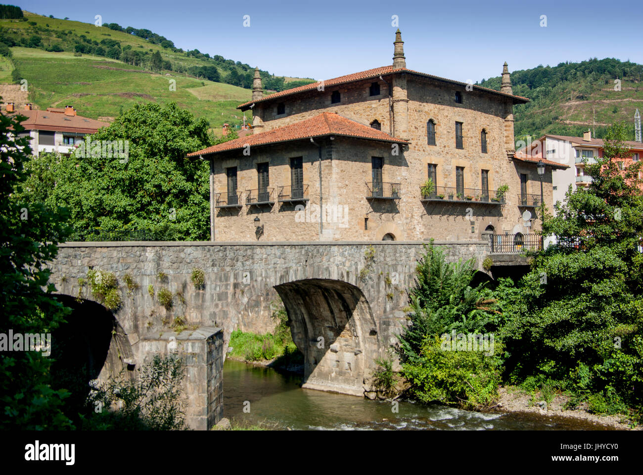 Basque tower house hi-res stock photography and images - Alamy