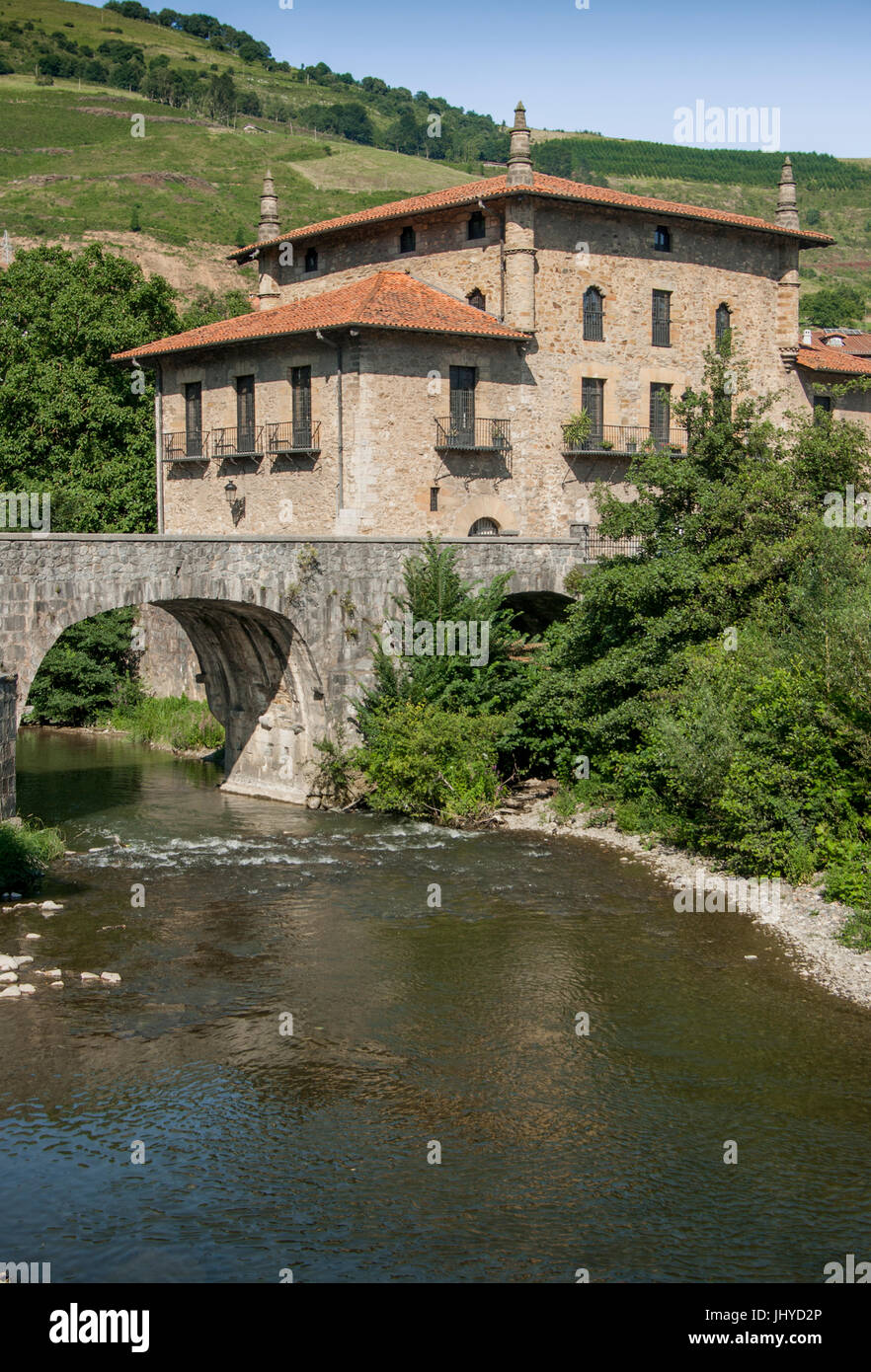 Emparan House-Tower. Azpeitia, Basque Country, Spain Stock Photo - Alamy