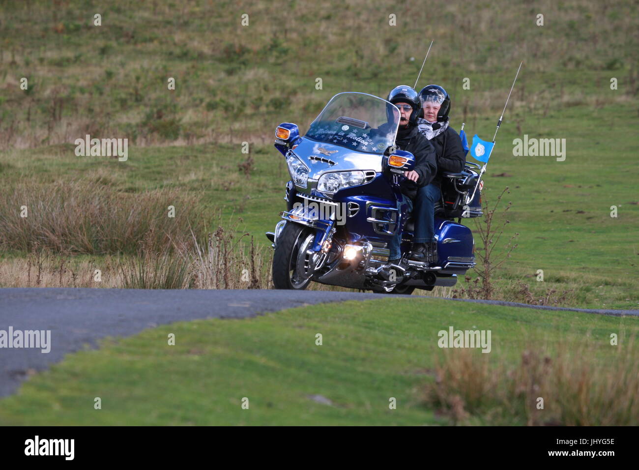 Honda Goldwing owners club ride out to North Yorkshire Moors Railway ...