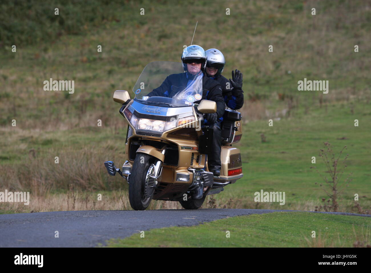 Honda Goldwing owners club ride out to North Yorkshire Moors Railway ...
