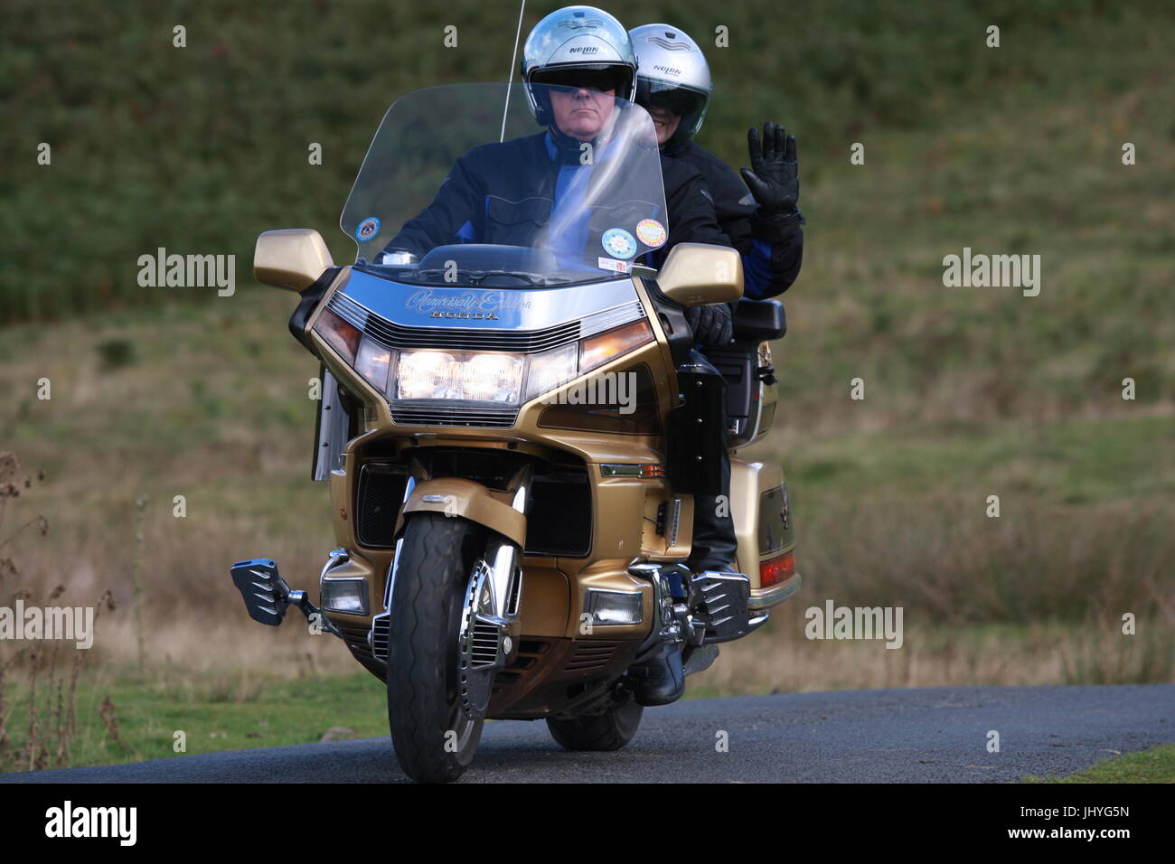 Honda Goldwing owners club ride out to North Yorkshire Moors Railway ...