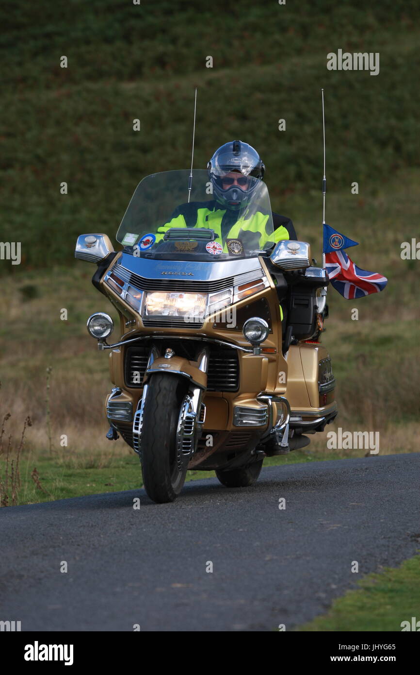 Honda Goldwing owners club ride out to North Yorkshire Moors Railway ...