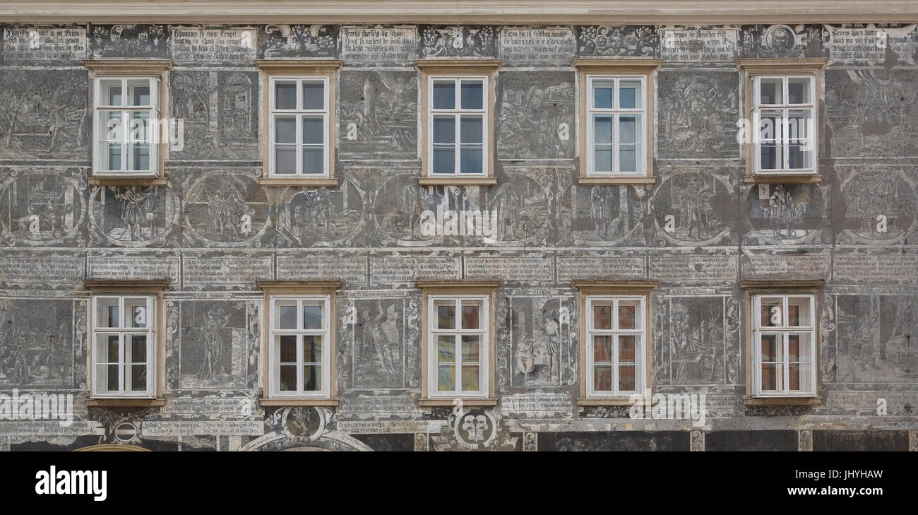 Sgraffitohaeuser hi-res stock photography and images - Alamy
