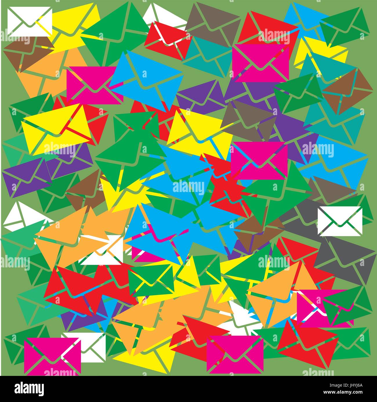 email or sms background concept, vector illustration Stock Vector Image ...