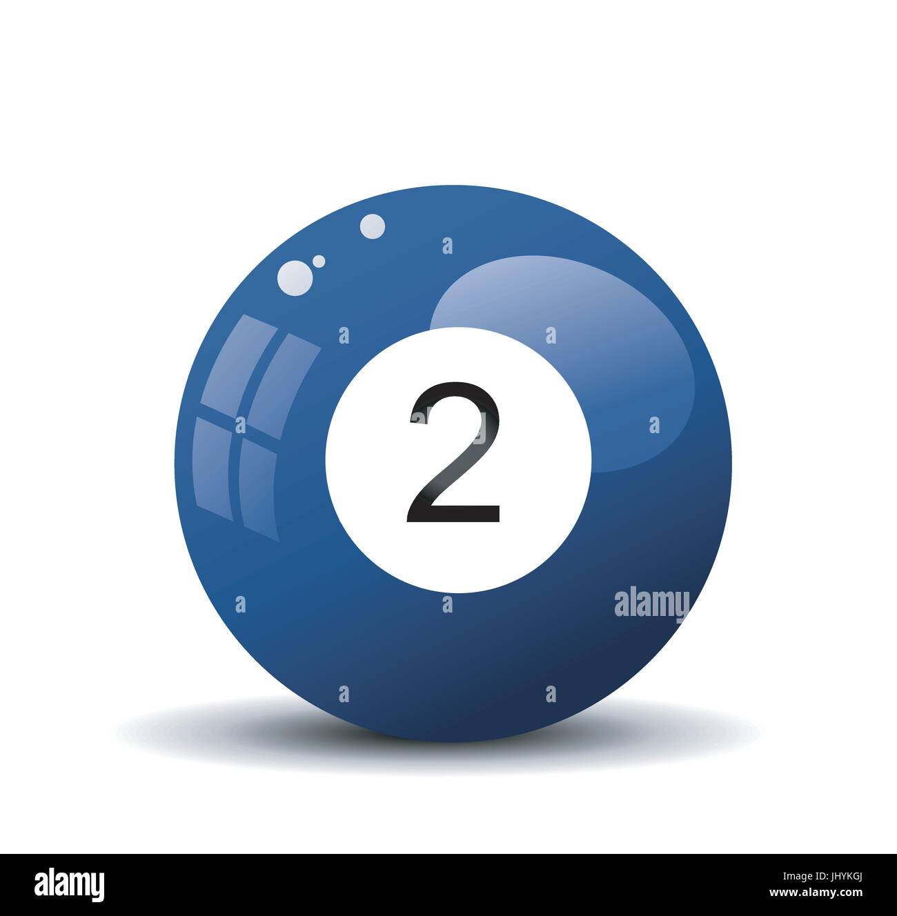 Pool ball vector illustration on white Stock Vector Image & Art - Alamy