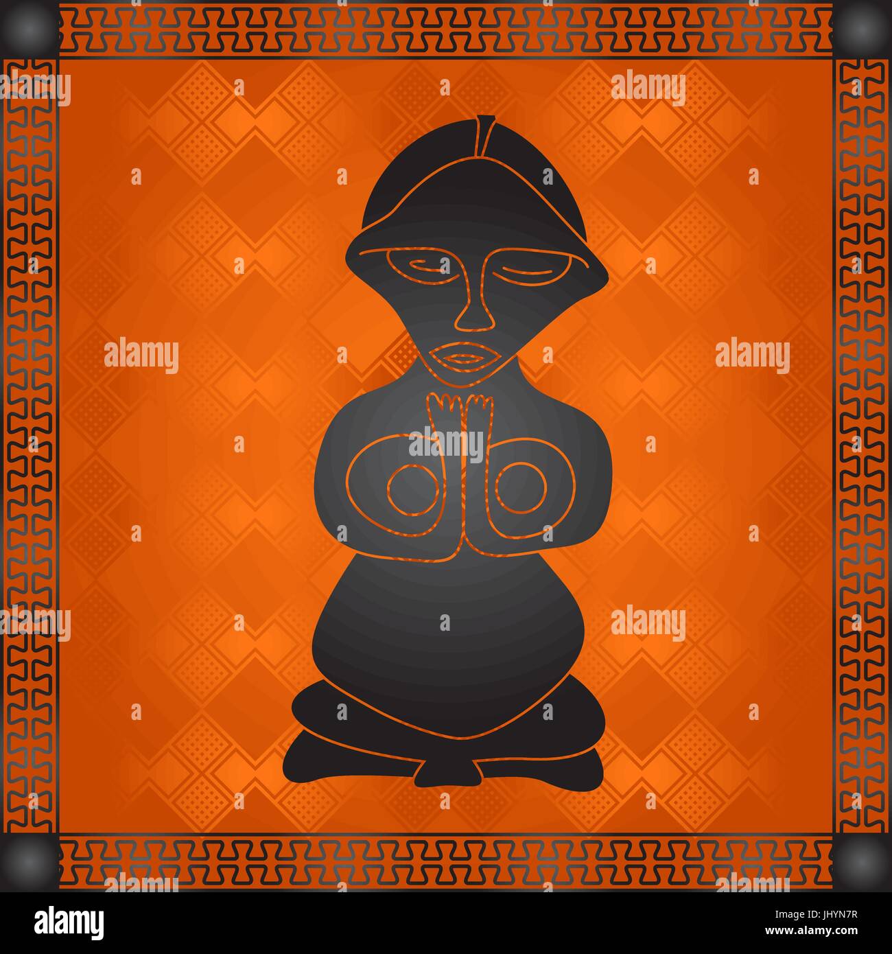 African Narional Arts and cultural symbols Stock Vector Image & Art - Alamy