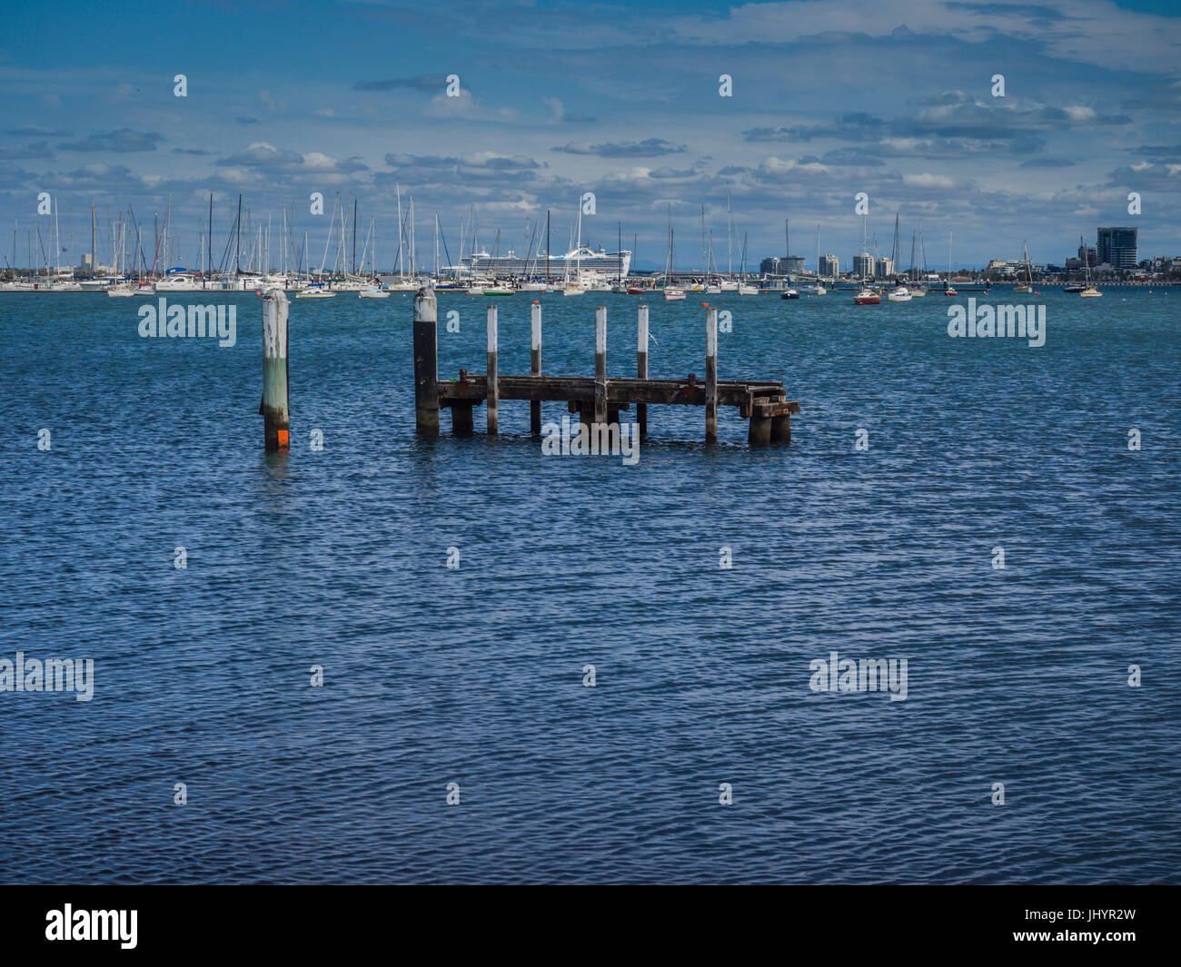Water depth marker hi-res stock photography and images - Alamy