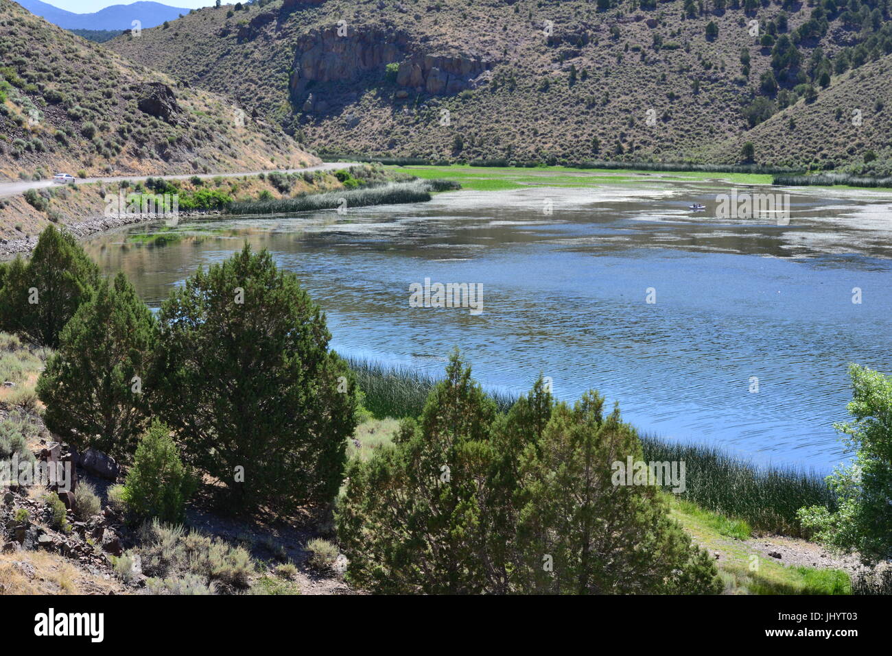 The Lake at Spring Valley State Park in Nevada Stock Photo - Alamy