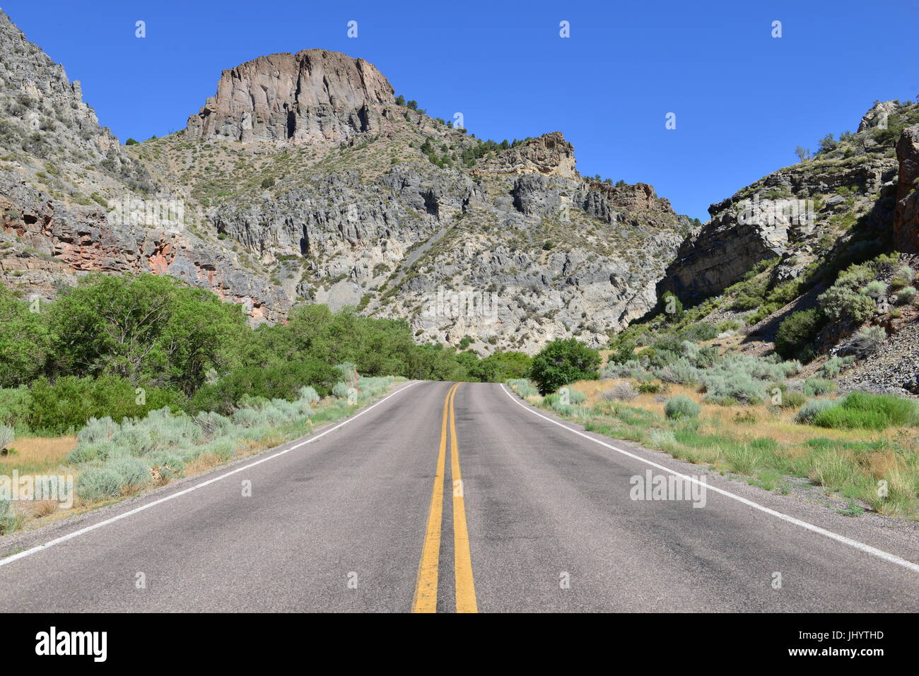 Spring Valley state park in Nevada in summertime Stock Photo - Alamy