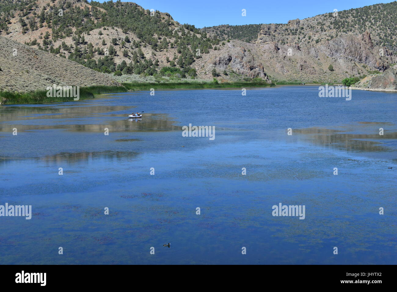 The Lake at Spring Valley State Park in Nevada Stock Photo - Alamy