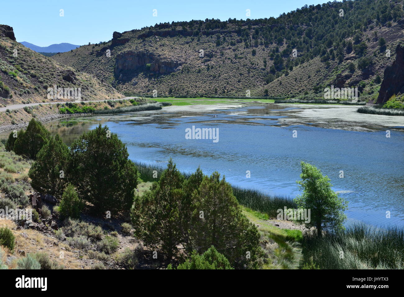 The Lake at Spring Valley State Park in Nevada Stock Photo - Alamy